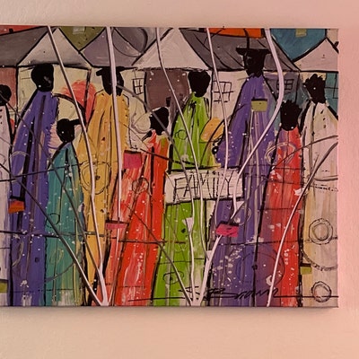 Our Colorful People CANVAS, African American Art, Canvas Art, Canvas ...