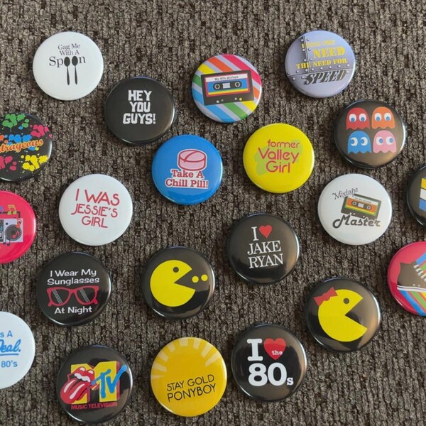 Locomotive Railroad Trains Set (10 Pack) Pinback Buttons, Party Favors ...