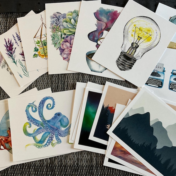 20 Pack Postcards, Assorted Postcard, Snail Mail, Letter, Stationery ...