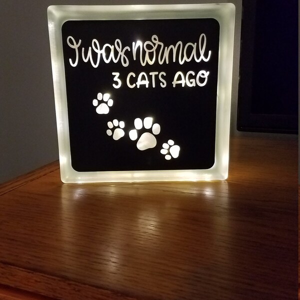 Glass Block Decor-welcome to Our Home - Etsy