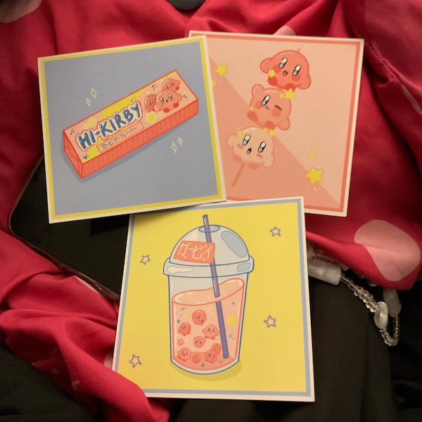 Kawaii Character Mini Prints - Etsy