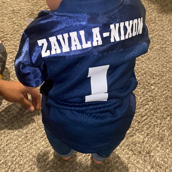 Custom Football Baby Jersey First Birthday Outfit Infant Toddler ...