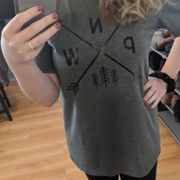 PNW Arrows Shirt PNW Arrows Tee Pacific Northwest Shirt PNW Tee Pacific ...