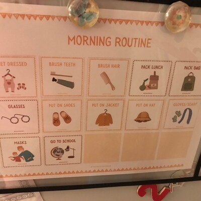 Spanish Routine Chart, Routine Checklist, Routine Cards, Daily Rhythm ...