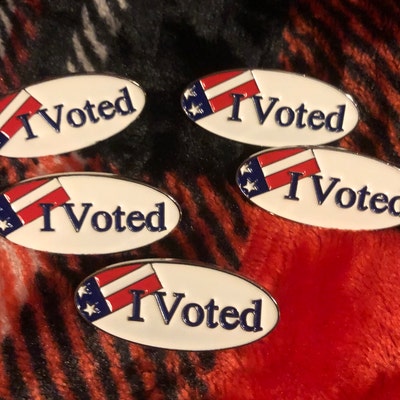 I Voted Soft Enamel Pin. Let Everyone Know That You Voted With a Pin ...