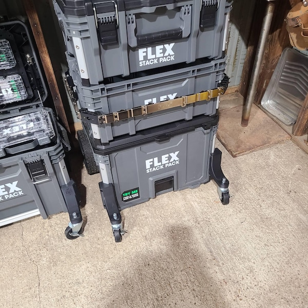 Flex Stack Pack Wookie Locking Wheels - Accessories for Stack Pack or Rolling Drawer Toolbox ...