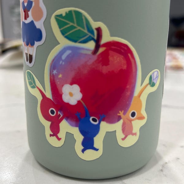 Orange Dog Sticker - Etsy