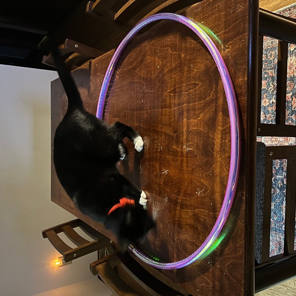 SUN & MOON Mini/poi or Twin LED Hoops - Etsy