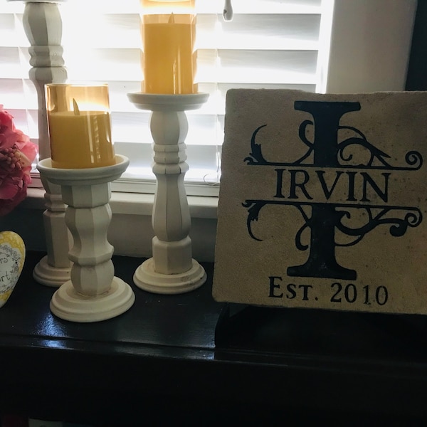 Watermark Buff Custom Engraved Stone for Address Stone 16x10x1.75 ...