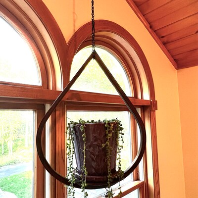 Kokedama Bonsai Ball Hook, Indoor Hanging Planter, Modern Plant Display ...