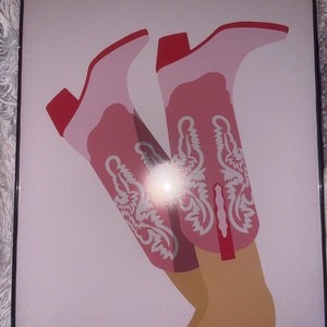 Custom Cowgirl Boots Printable Art, Howdy Rodeo Poster, Last Rodeo ...