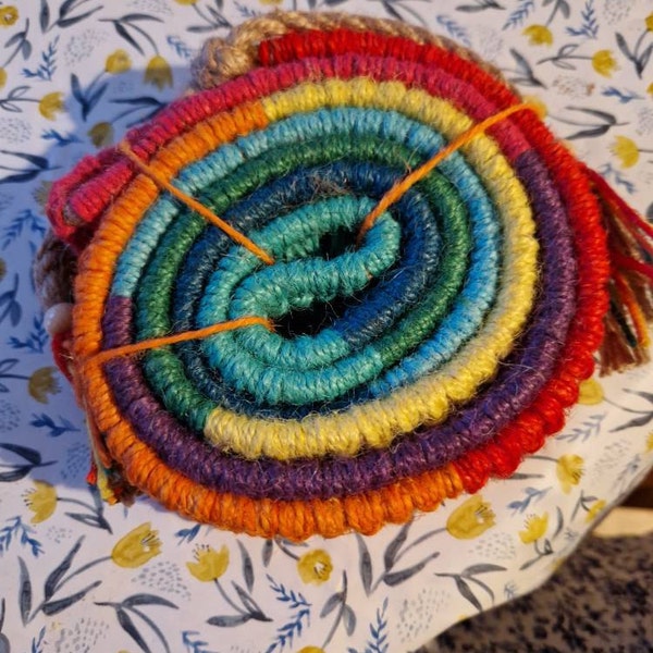 Rainbow Braid for Handpan - Etsy