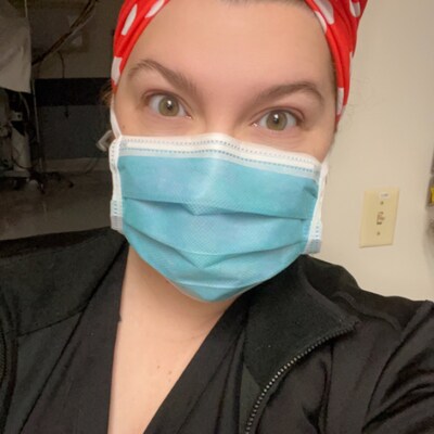 Rosie Riv Ghouls Wanna Have Fun Stretch Scrub Cap Stretchy Scrub Hat ...