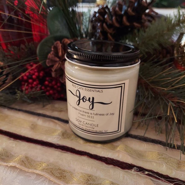 March Birth Flower Soy Candle, March Birthday Candle, March Gift Candle ...