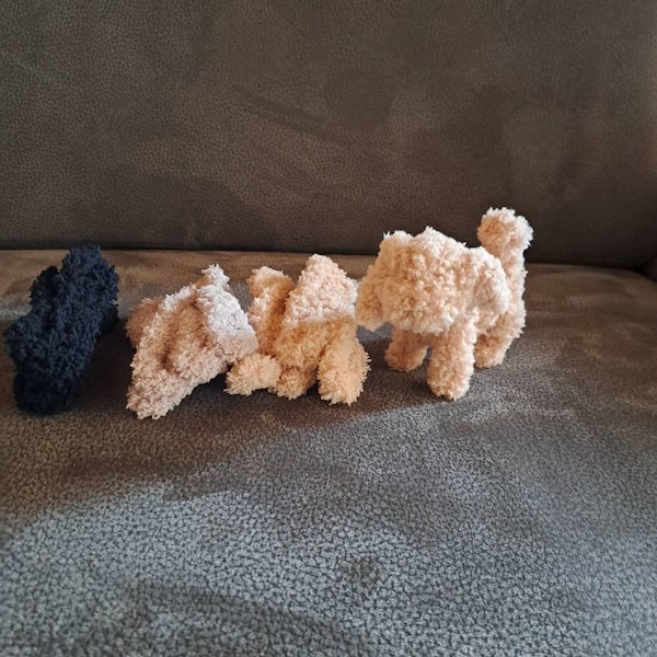 Miniature Bear Pattern to Sew Tiny Teddy Bear Sewing Pattern Mini Bear ...