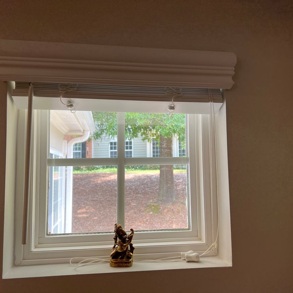 Tailorview, 3 1/4"h Faux Wood Crown Valance ONLY FOR Venetian Style ...