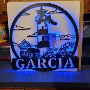 Masonic Monogram Metal Wall Art LED Lights Custom Masonic - Etsy