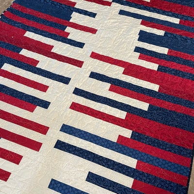 ASTERISK Quilt Pattern EASY Beginner Friendly Project 3D Quilt Finished ...