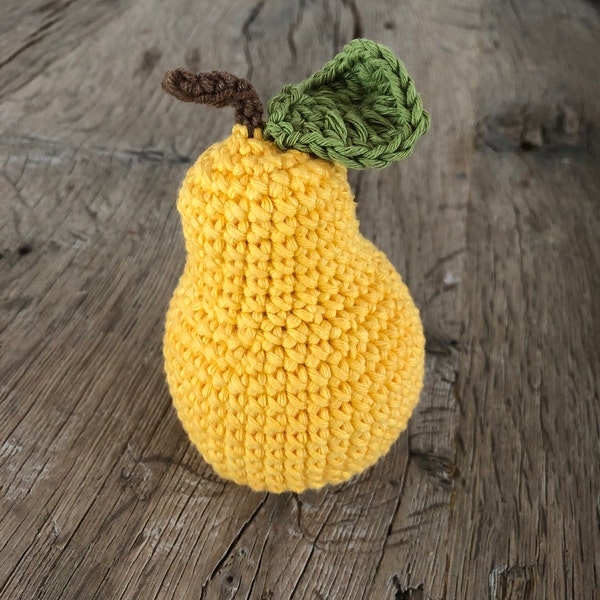 Fruit Pear for Play Kids Kitchen, Educational Toys for Toddler, Pretend ...