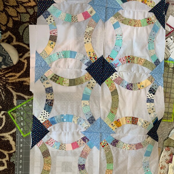 Double Wedding Ring Interfacing Refill Panel, Quiltsmart QS 65012, Pre ...