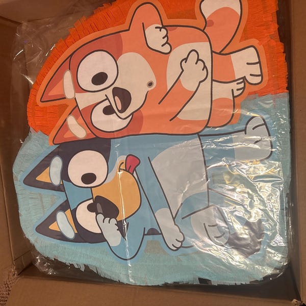 Bluey-bingo Doggy Pinata - Etsy