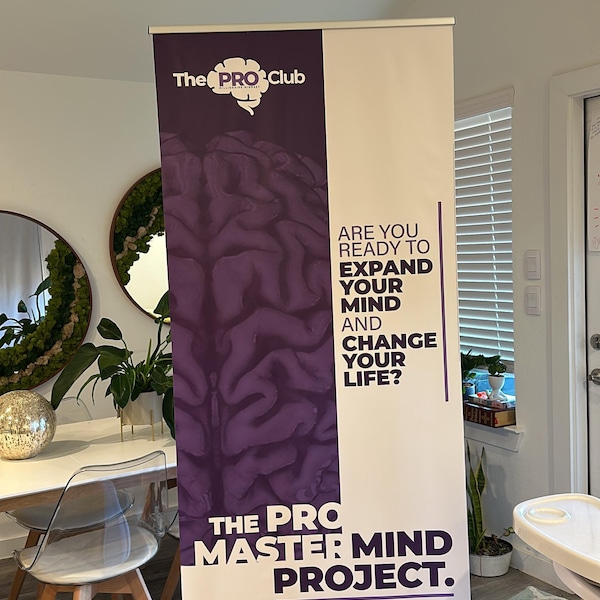 Custom Retractable Banner, Roll up Banner, Pop up Banner + Stand ...