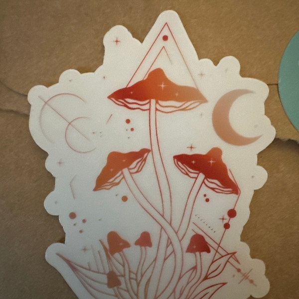 Clear Moon Phases Sticker | Boho Moon Sticker | Clear Moon Sticker - Etsy
