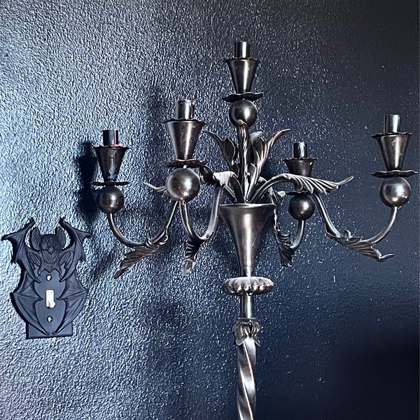 Gothic Bat Light Switch Plate - Etsy