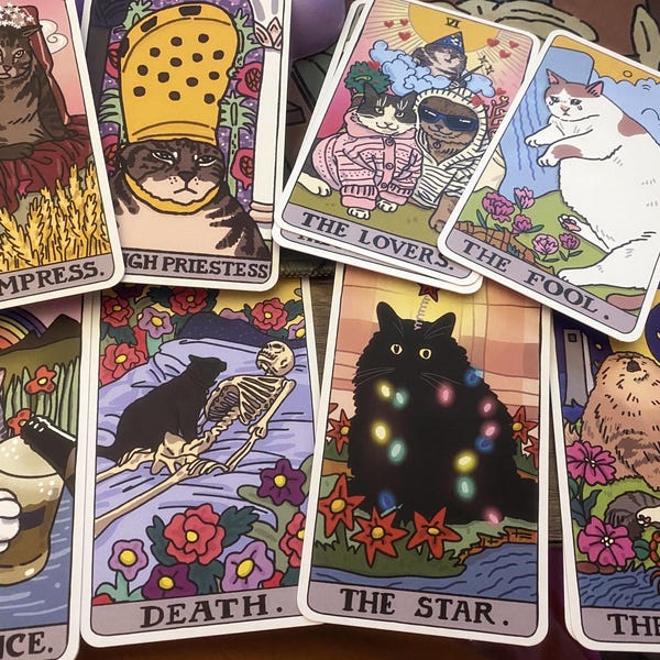 The Original Cat Meme Tarot Deck 22 Major Arcana - Cat Meme Tarot ...