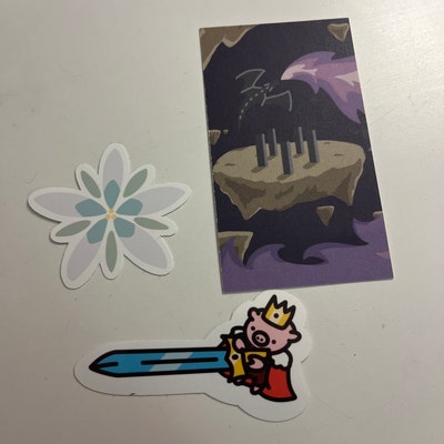 Baby Chibi Technoblade Glossy Vinyl Stickers Dream SMP / DSMP - Etsy