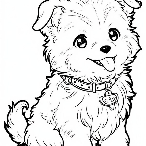 Coloring Page, for Children, Baby Rabbits - Etsy