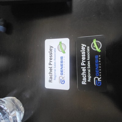 Custom Engraved Name Tags Personalized Engraved Employee Office Name ...