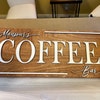 Pallet Sign Coffee Bar Sign Custom Wood Sign 3D Sign Personalized Gift ...