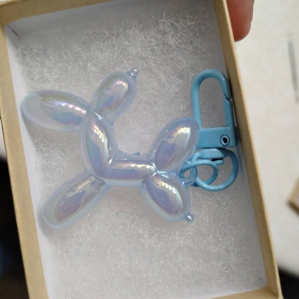 Fun Balloon Dog Keychain Colorful Fun Bag Charm AirPod Case Keychain - Etsy