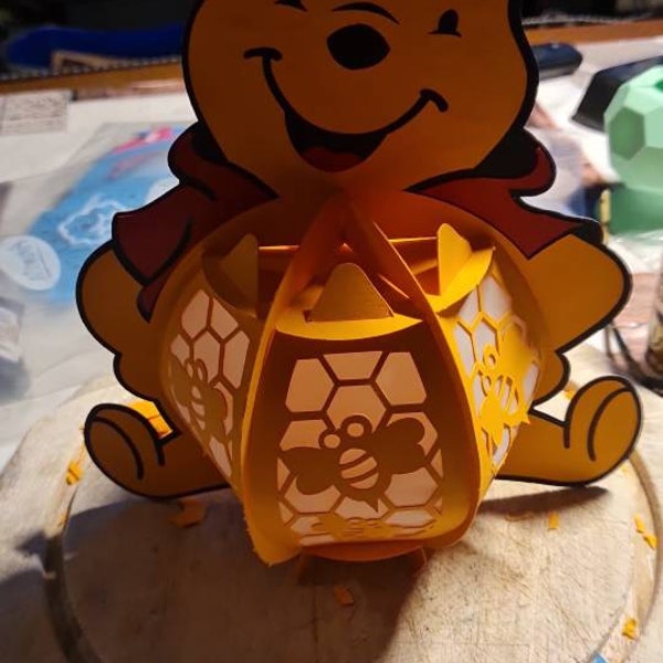 Set 2 Rocket Lantern PDF, SVG, Studio Templates DIY Spaceship Paper ...