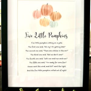 Five Little Apples Poem Interactive Poetry Fall Poetry Ideas for ...