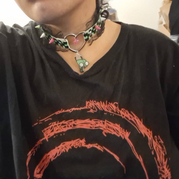 Invader Zim GIR Choker Scene - Etsy
