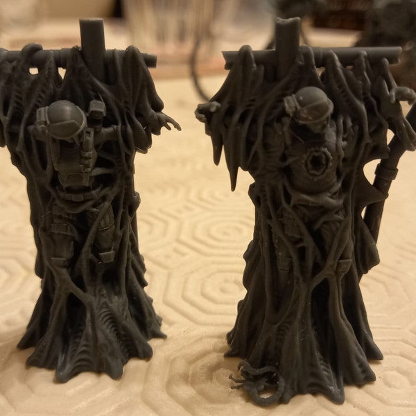 Colonial Marines Cocooned X 4 - Aliens - (sculpted by Papsikels) - Etsy