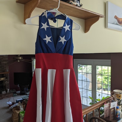 Pageant Costume American Flag Dress, America Dress , MADE TO MEASURE - Etsy