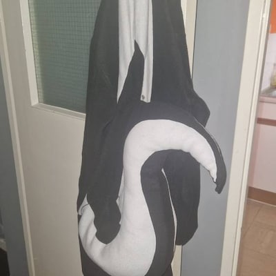 Skunk Onesie/adult Skunk Costume/ Skunk Cosplay/skunk Halloween Costume ...