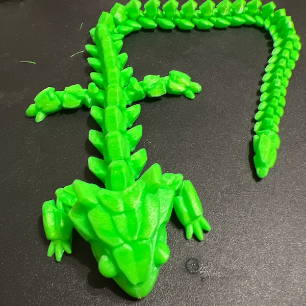 Articulated Dragon 3D Print File: Posable Dragon STL - Etsy