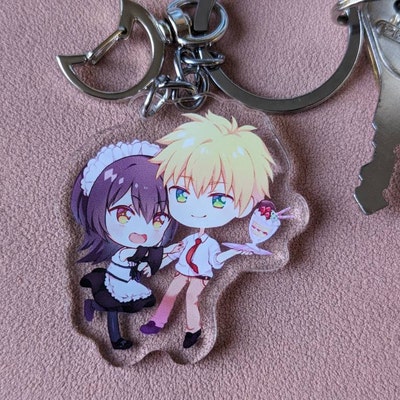 Oreki and Chitanda High Quality Anime Acrylic Charm Keychain - Etsy