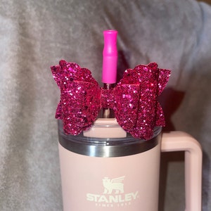 Pink Cow Straw Topper Straw Topper for Stanley Cup Bow Straw - Etsy