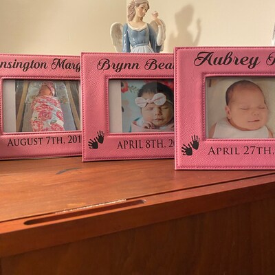 Personalized Baby Frame, New Baby Picture Frame, Baby Photo Frame, Baby ...