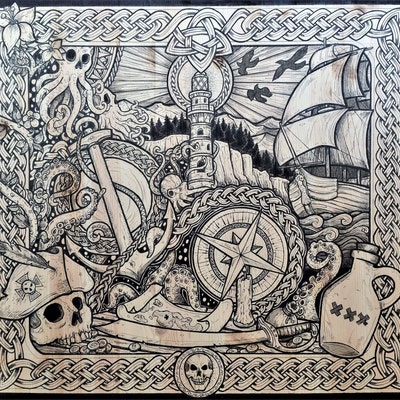 Slavic Viking Art God Jarylo Art Print Fantasy - Etsy