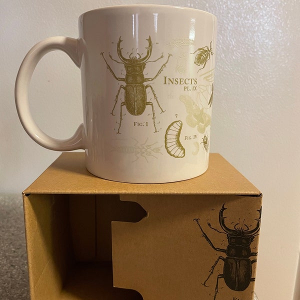 Insect Mug 20 Oz Science Mug, Professor Gift, Entomology Mug, Phd Mug ...