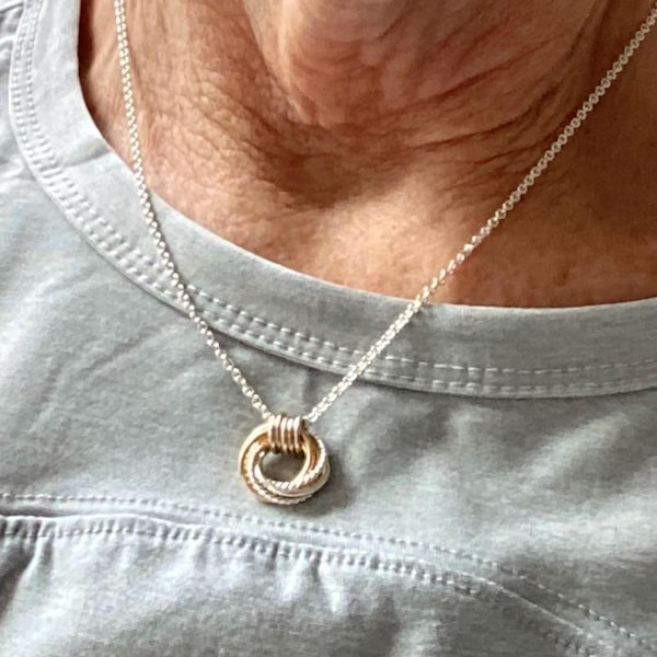 60th Birthday Gifts for Women, Six Rings Necklace, 60th Birthday ...