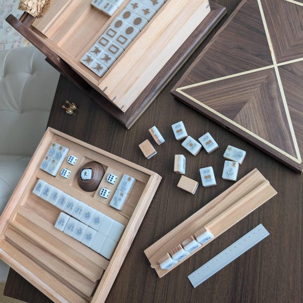 Luxury Mahjong Set, Premium Traditional Mahjong Set, Joker Tiles ...