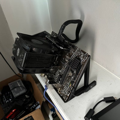Dual Motherboard Stand for CPU Mining Lite & Full Versions 12x Screws ...