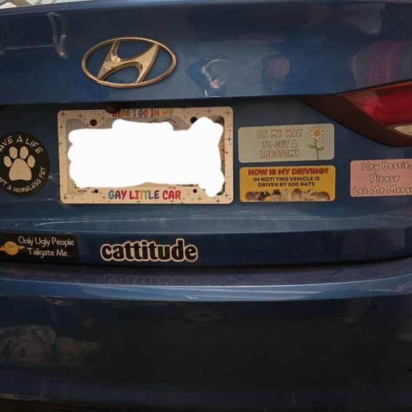 11" X 3" Funny Cracker Barrel Bumper Stickers, Car Decal, Humorous ...